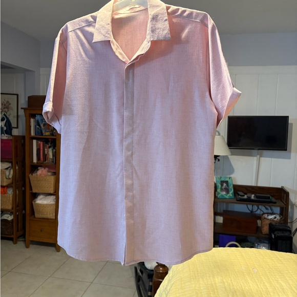 Coolfandy | Shirts | Mens Light Pink Button Down Shirt | Poshmark